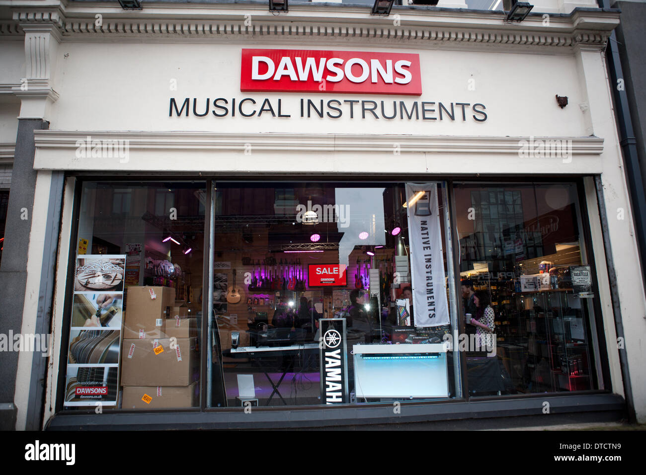 Dawsons music shop hi-res stock photography and images - Alamy