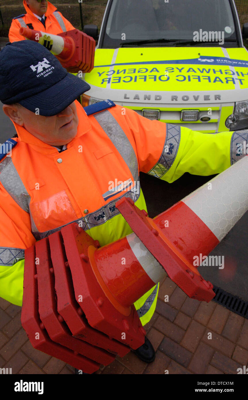 Motorway traffic officers hi-res stock photography and images - Alamy