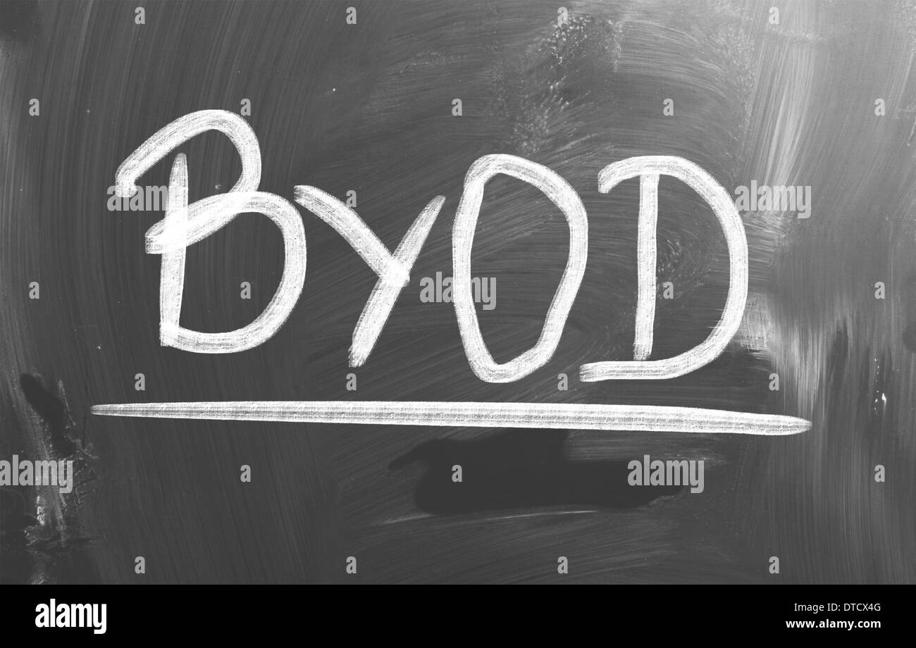 Bring Your Own Device Concept Stock Photo - Alamy