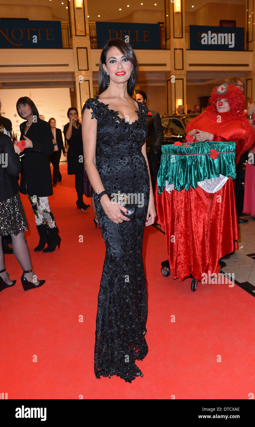 Berlin, Germany. 14th Feb, 2014. Italian actress Maria Grazia Cucinotta ...