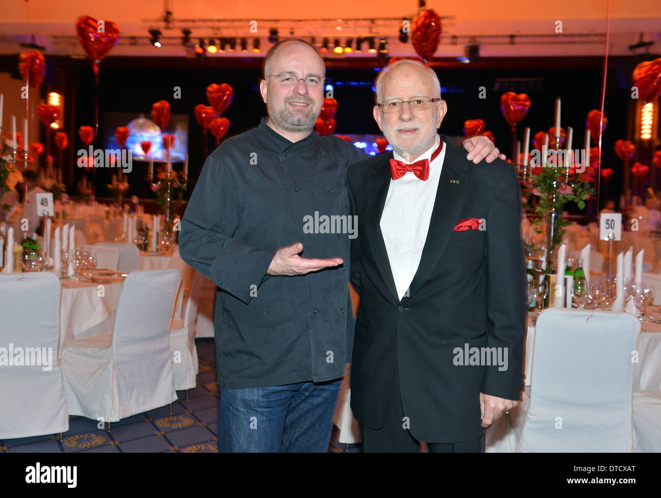 Berlin, Germany. 14th Feb, 2014. Star chef Christian Lohse (L) and ...