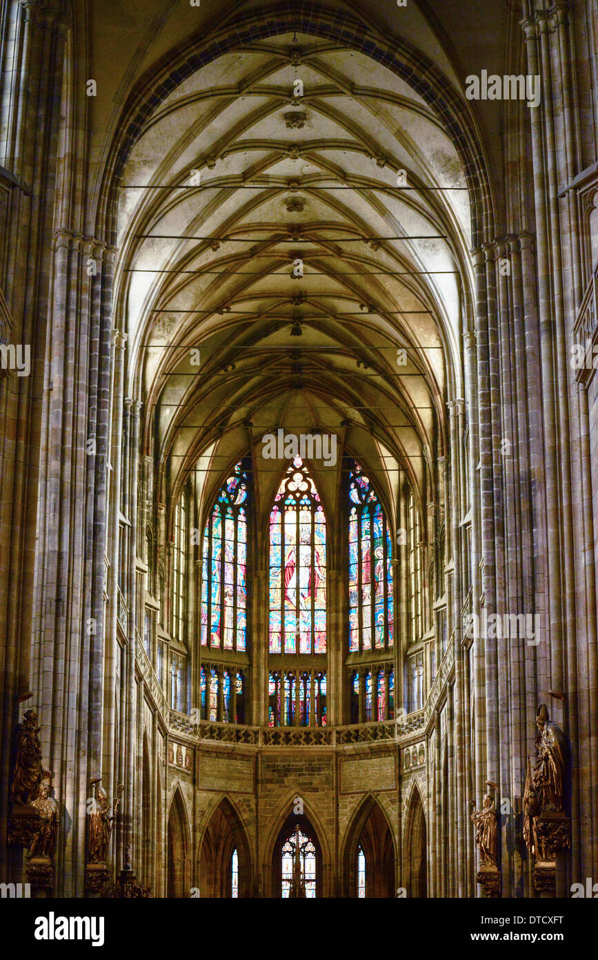 Cathedral of St Vitus in the Prague castle Stock Photo - Alamy