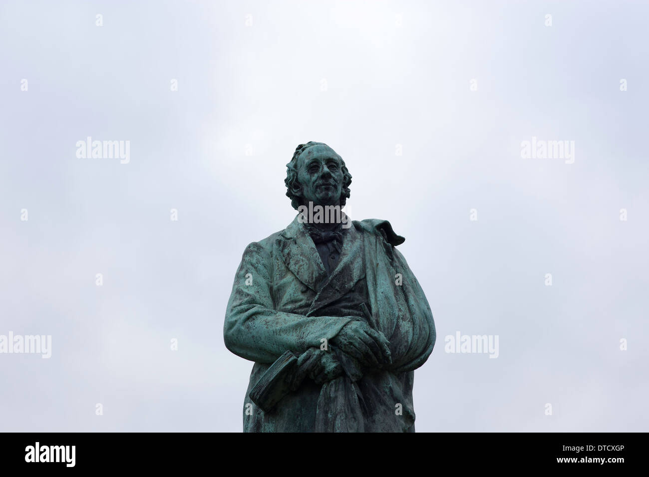 A statue of author Hans Christian Andersen stands in Odense, Denmark ...