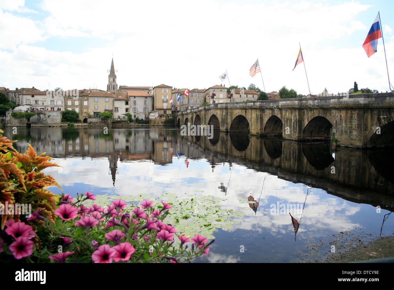 Confolens, Charente, France Stock Photo - Alamy