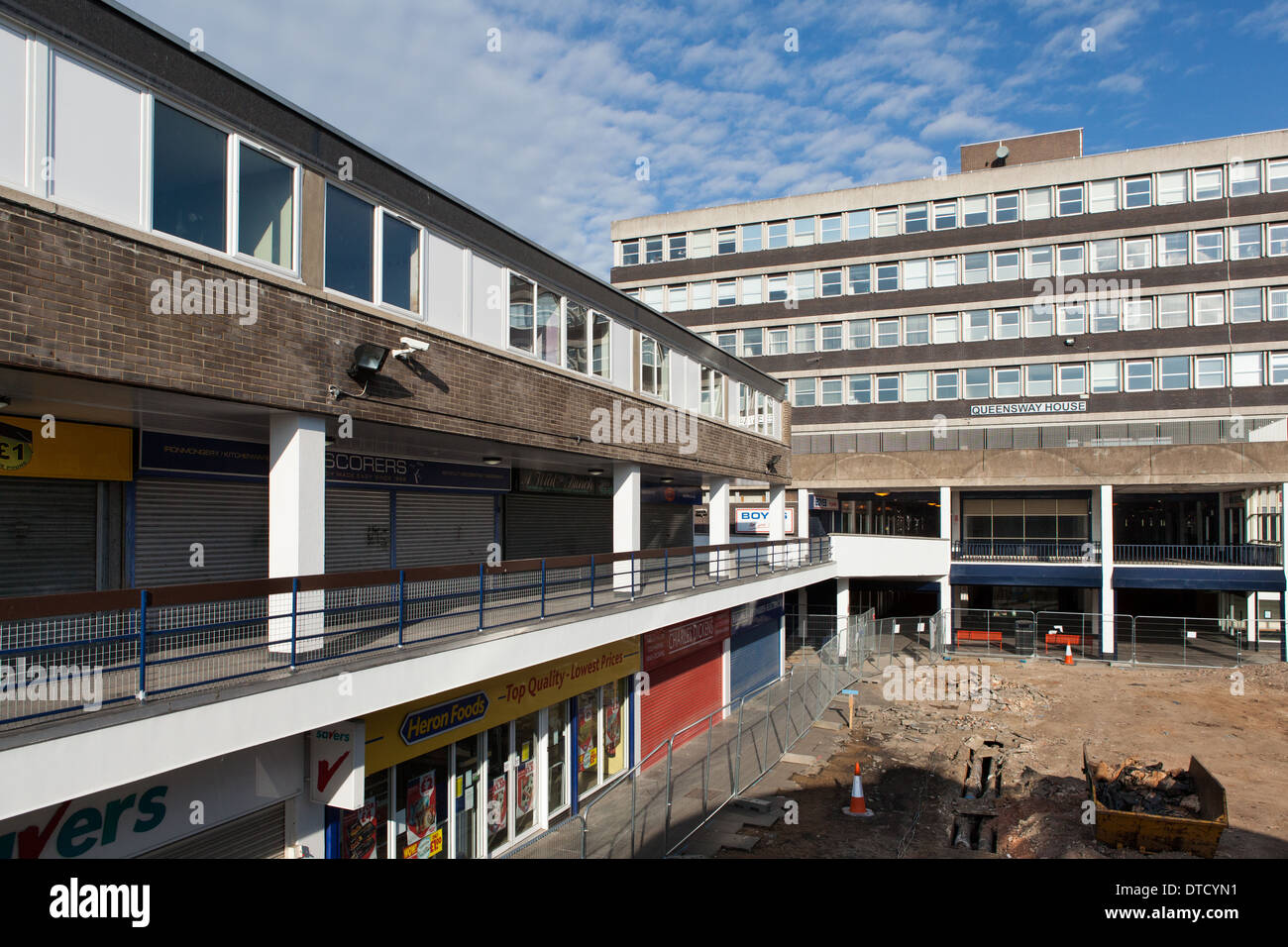Town Centre, Billingham Regeneration, Cleveland, England Stock Photo ...