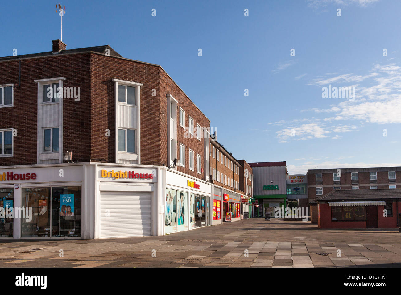 Retail Shops in Billingham, Cleveland, England Stock Photo - Alamy
