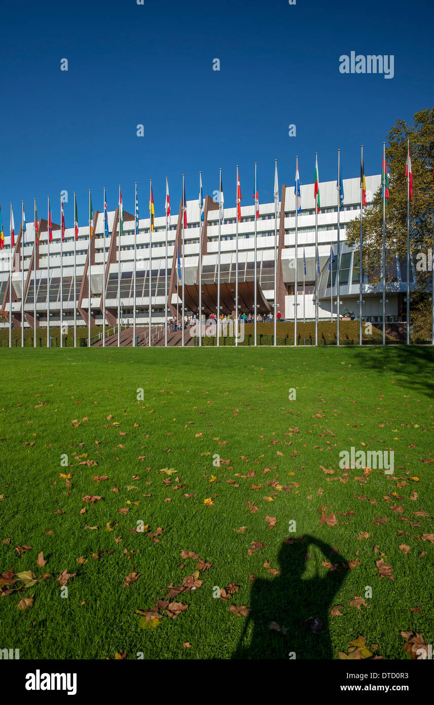 Council of Europe building, Palais de l'Europe, Strasbourg, Alsace ...