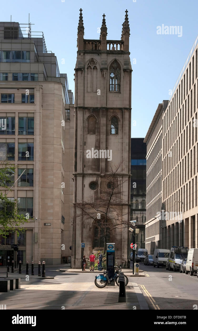 St. Alban's Church Tower, London, England Stock Photo - Alamy