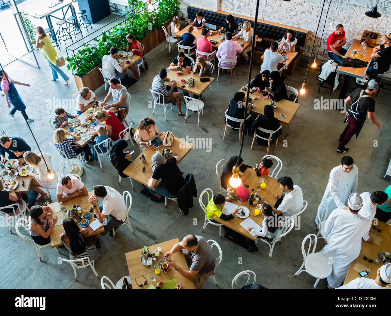 Busy Restaurant Interior
