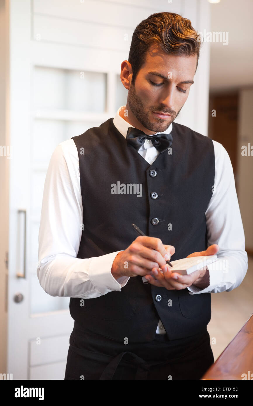 Waiter taking order hi-res stock photography and images - Alamy