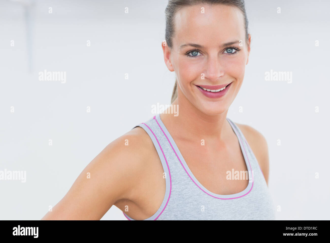 Closeup portrait of fit young woman Stock Photo - Alamy