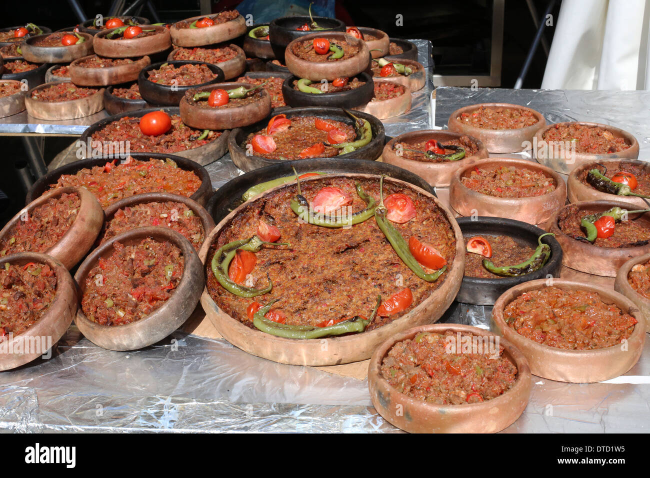 Turkish food Guvec Stock Photo - Alamy