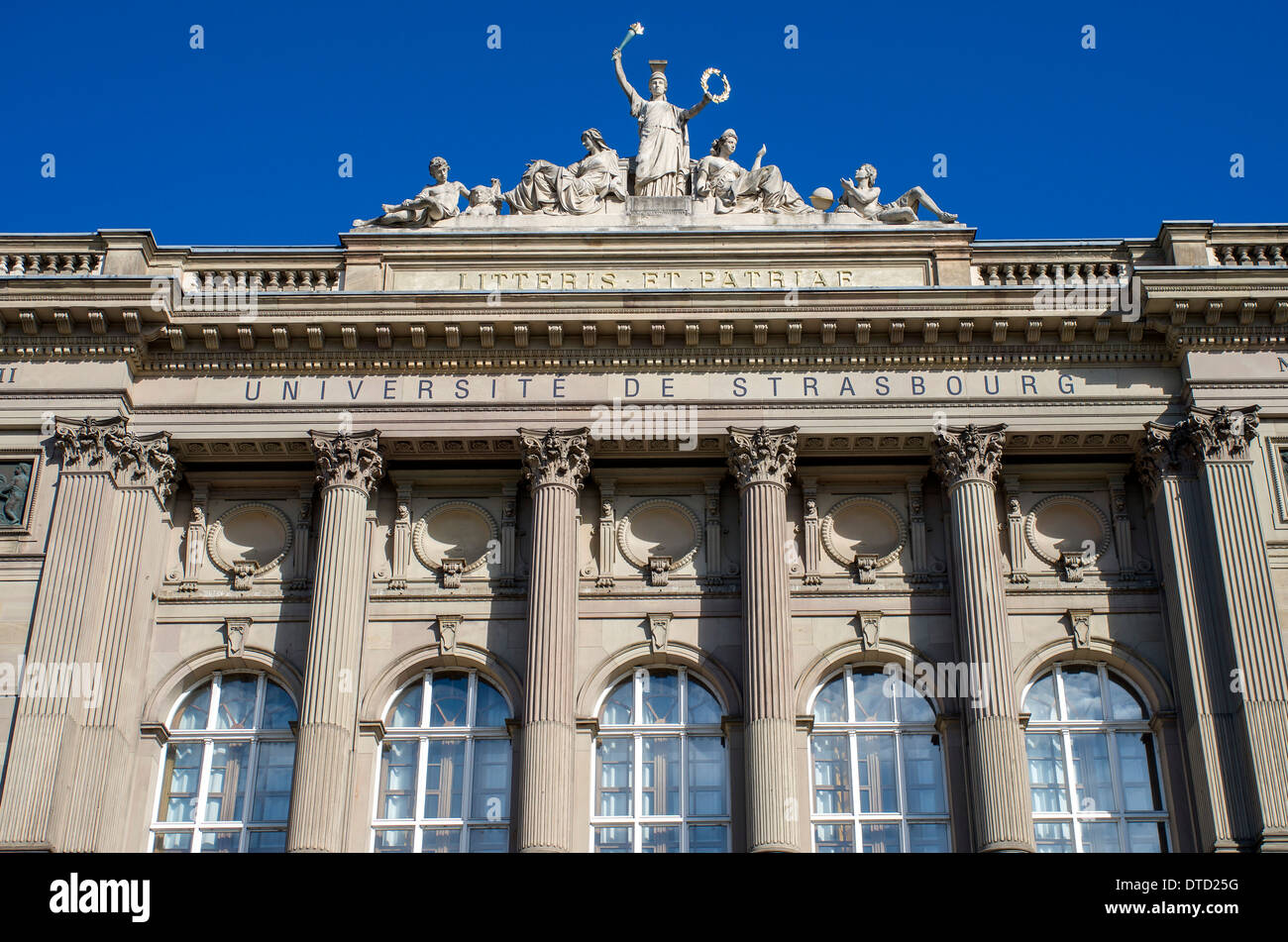 Palais Universitaire University building Strasbourg Alsace France Stock ...