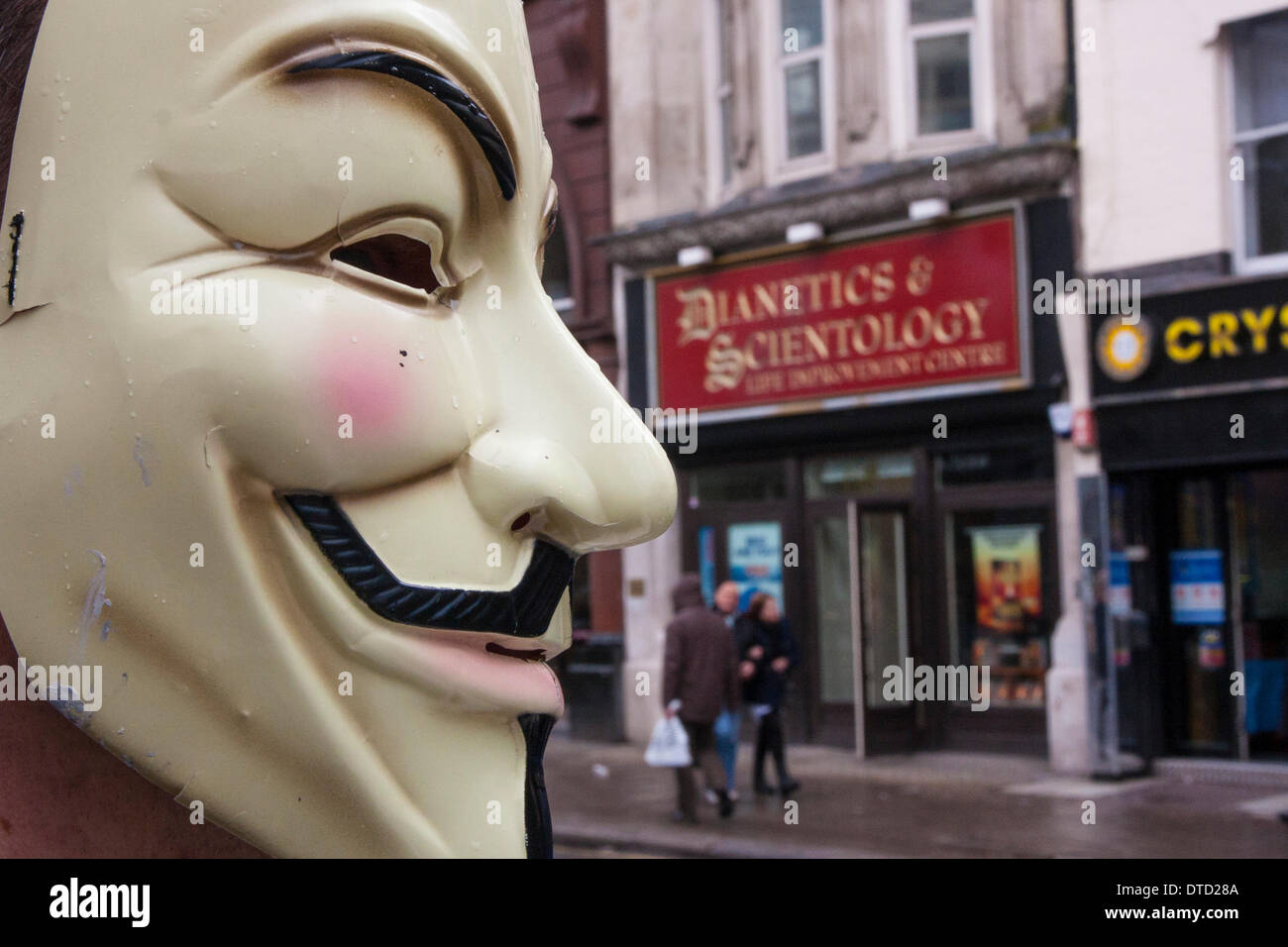 London February 15th 2014. A handful of computer hacking group ...