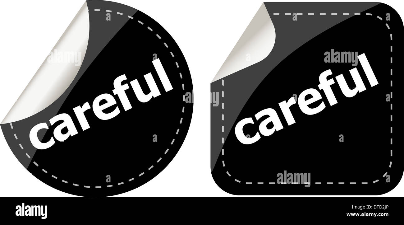 cab word stickers set, web icon button Stock Photo - Alamy