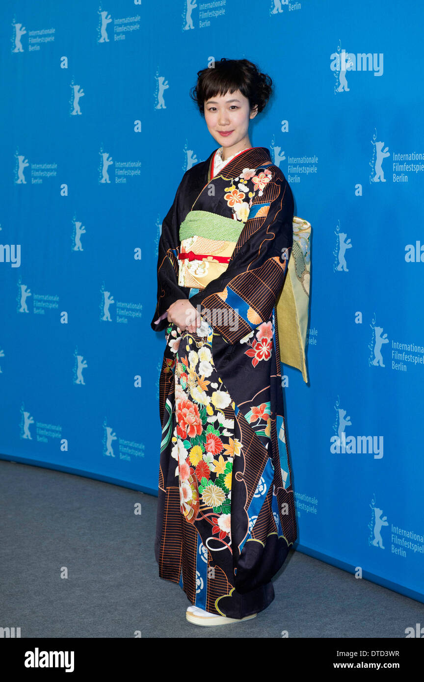 Berlin, Germany. 14th Feb, 2014. Haru Kuroki during the 'Chiisai ouchi ...