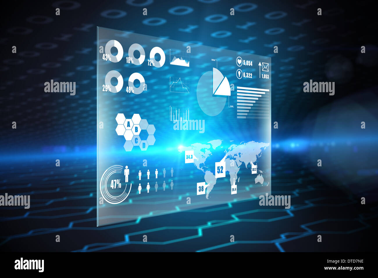 Composite image of abstract technology interface Stock Photo - Alamy