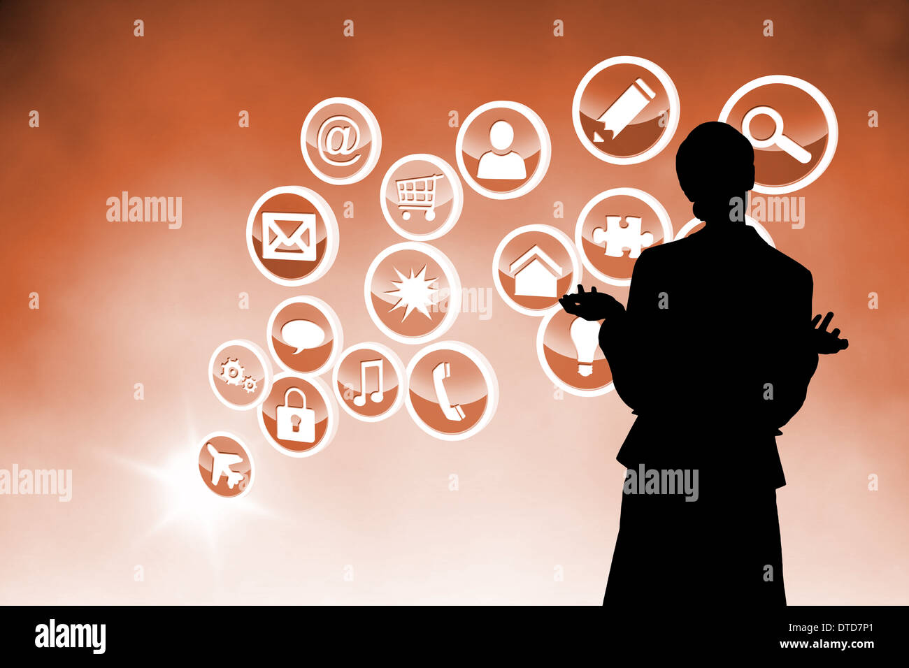 Composite image of computer applications Stock Photo - Alamy