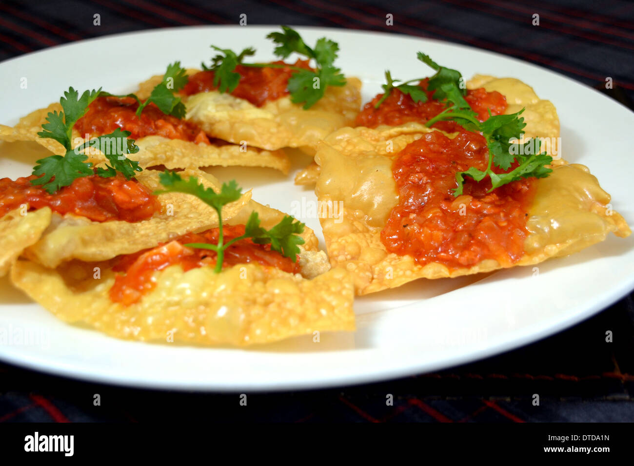 Fried wantons delicacy in Hoi An, Vietnam Stock Photo - Alamy