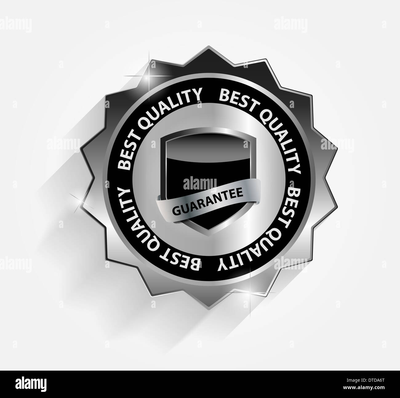 Gold Label Sign Template Vector Illustration Stock Photo - Alamy