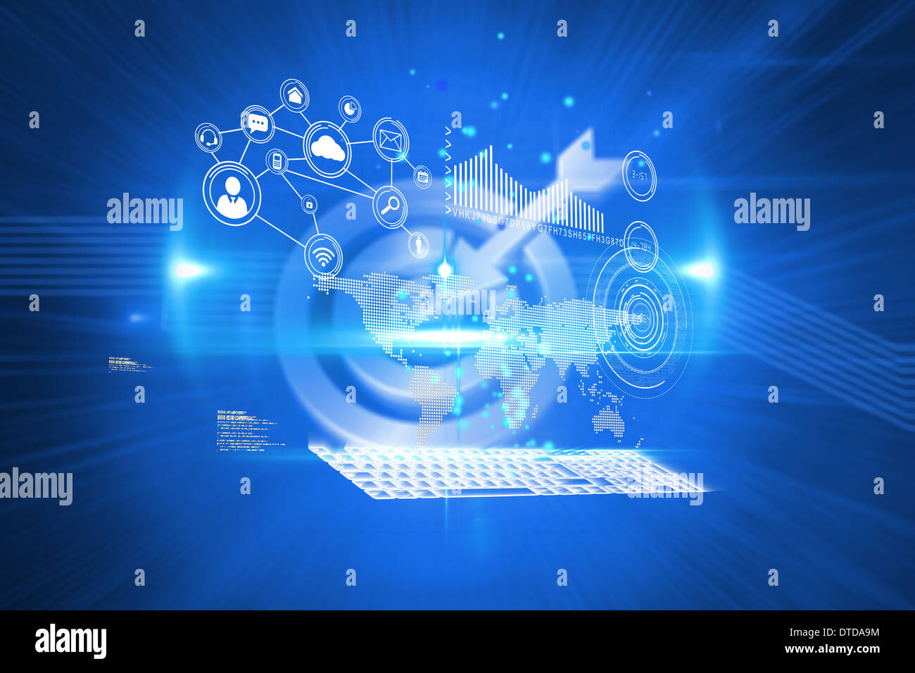 Composite image of technology interface Stock Photo - Alamy
