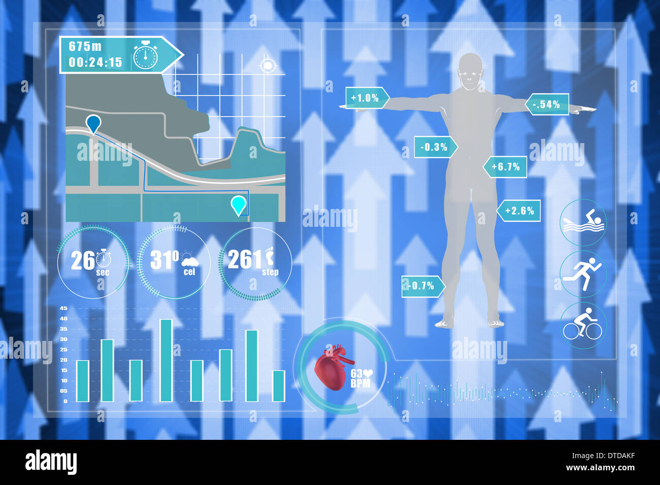 Composite image of medical interface Stock Photo - Alamy