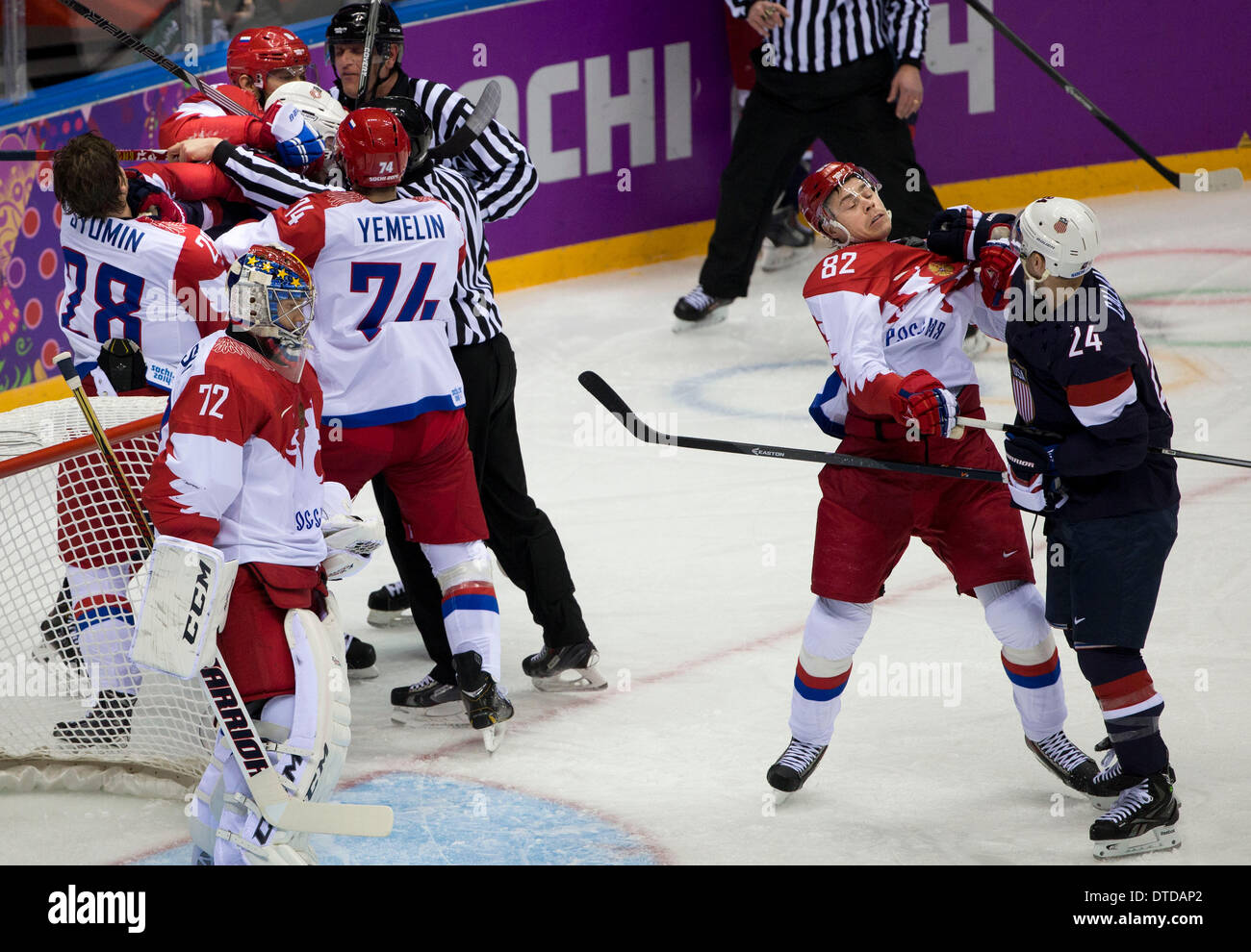 Sochi 2014 ice hockey olympic hi-res stock photography and images - Alamy