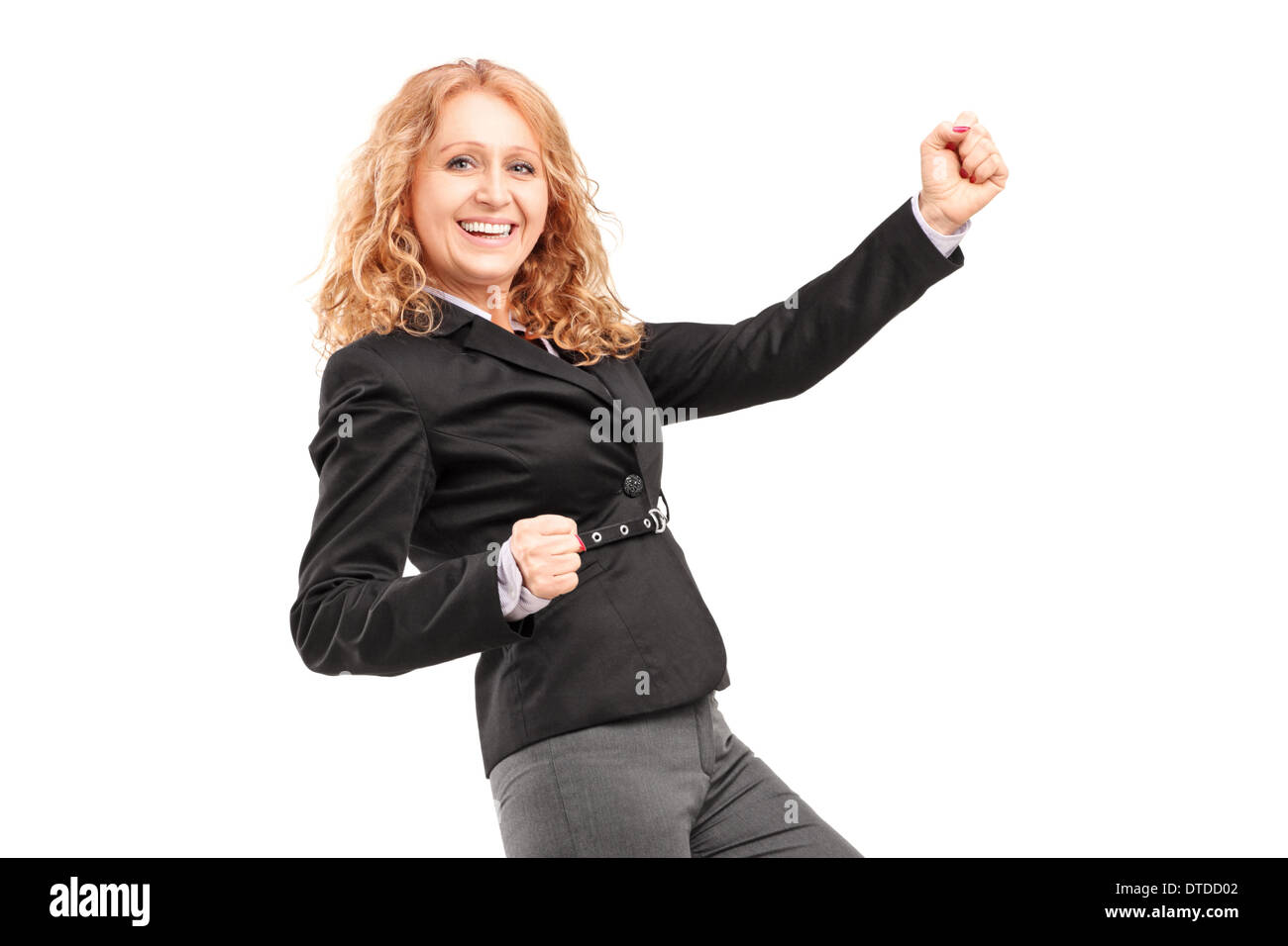 Happiness business woman celebrating hi-res stock photography and ...