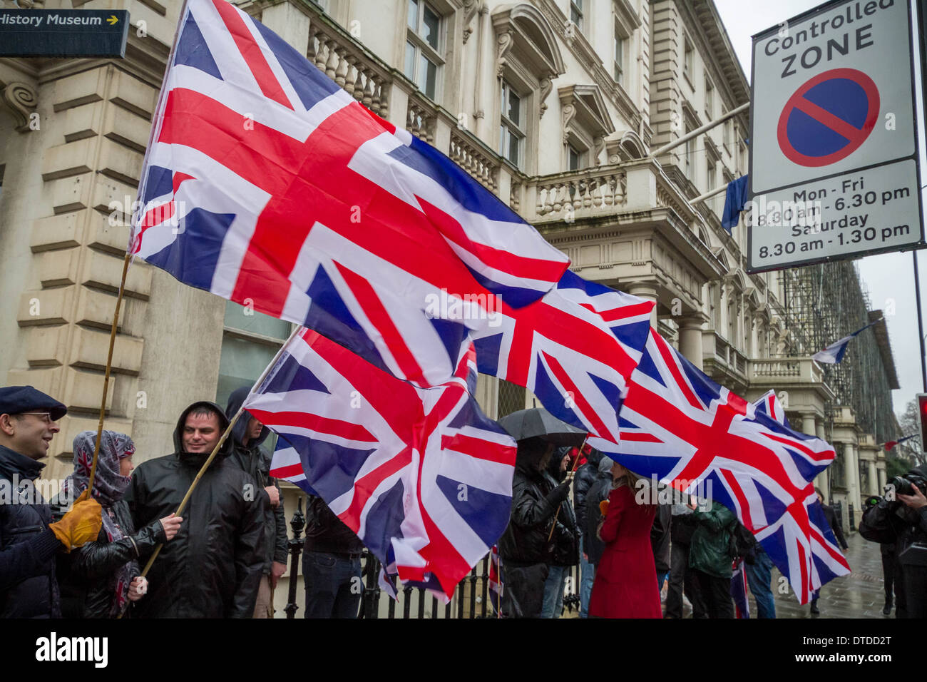 Britain First street defence movement counter-protest radical Islamists ...