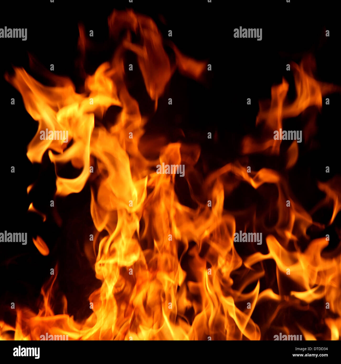 Red Fire and Flames Background Stock Photo - Alamy