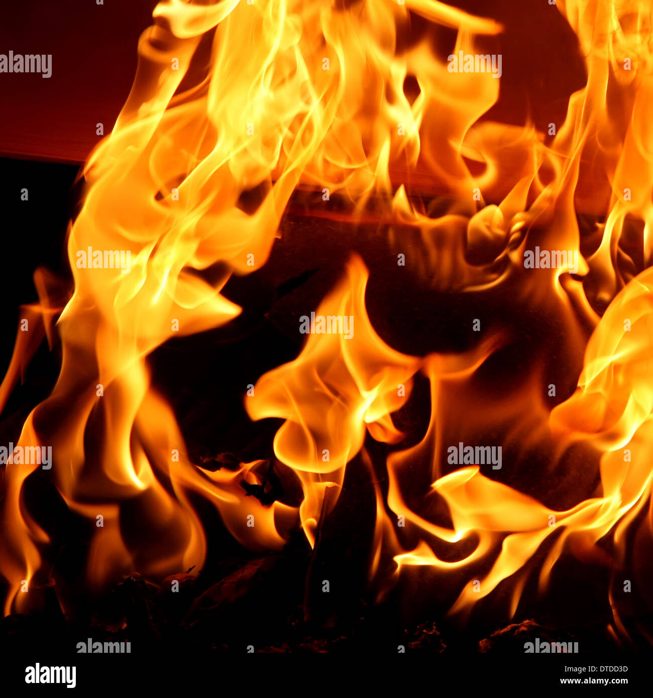 Red Fire and Flames Background Stock Photo - Alamy