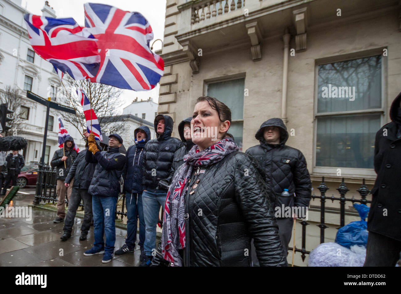 Britain First street defence movement counter-protest radical Islamists ...