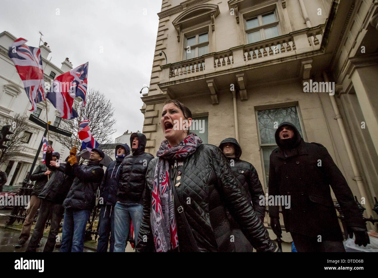 Britain First street defence movement counter-protest radical Islamists ...