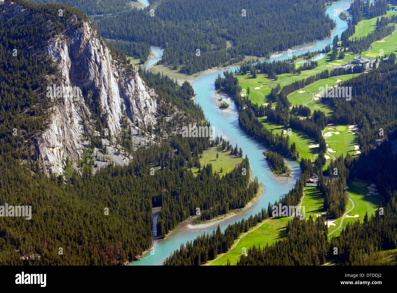 Bow river aerial hi-res stock photography and images - Alamy