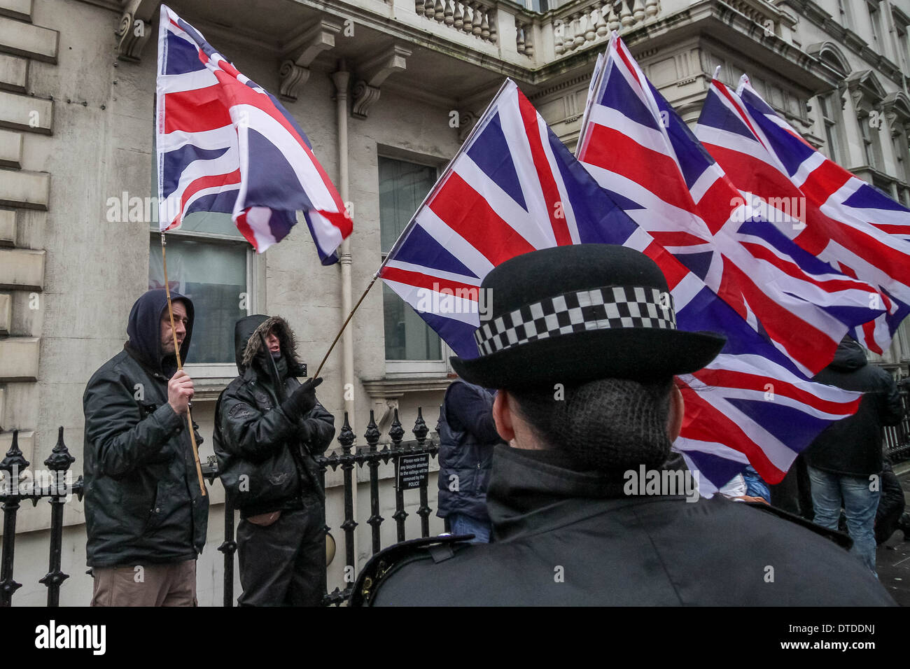 Britain First street defence movement counter-protest radical Islamists ...