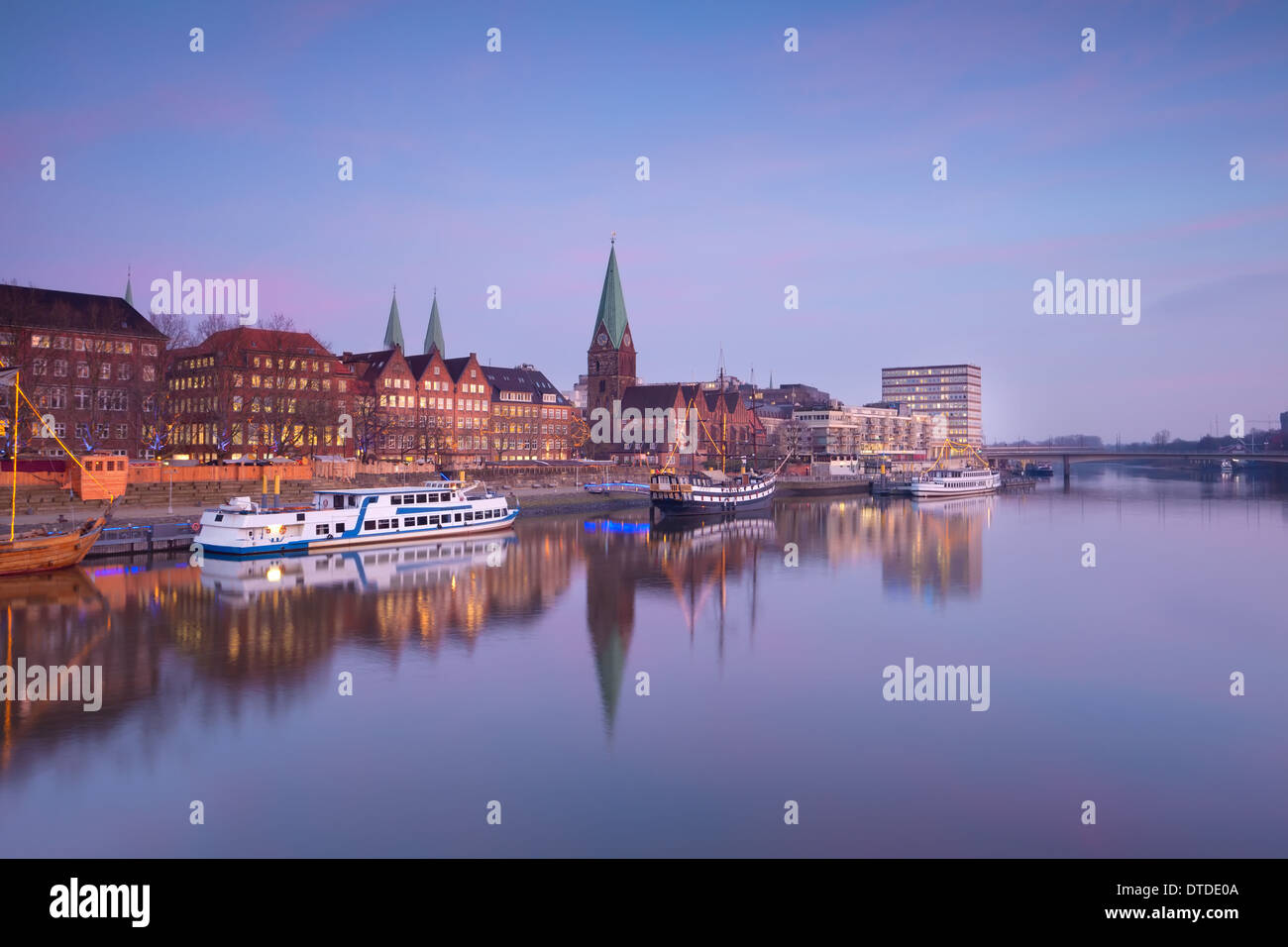 Bremen city view hi-res stock photography and images - Alamy