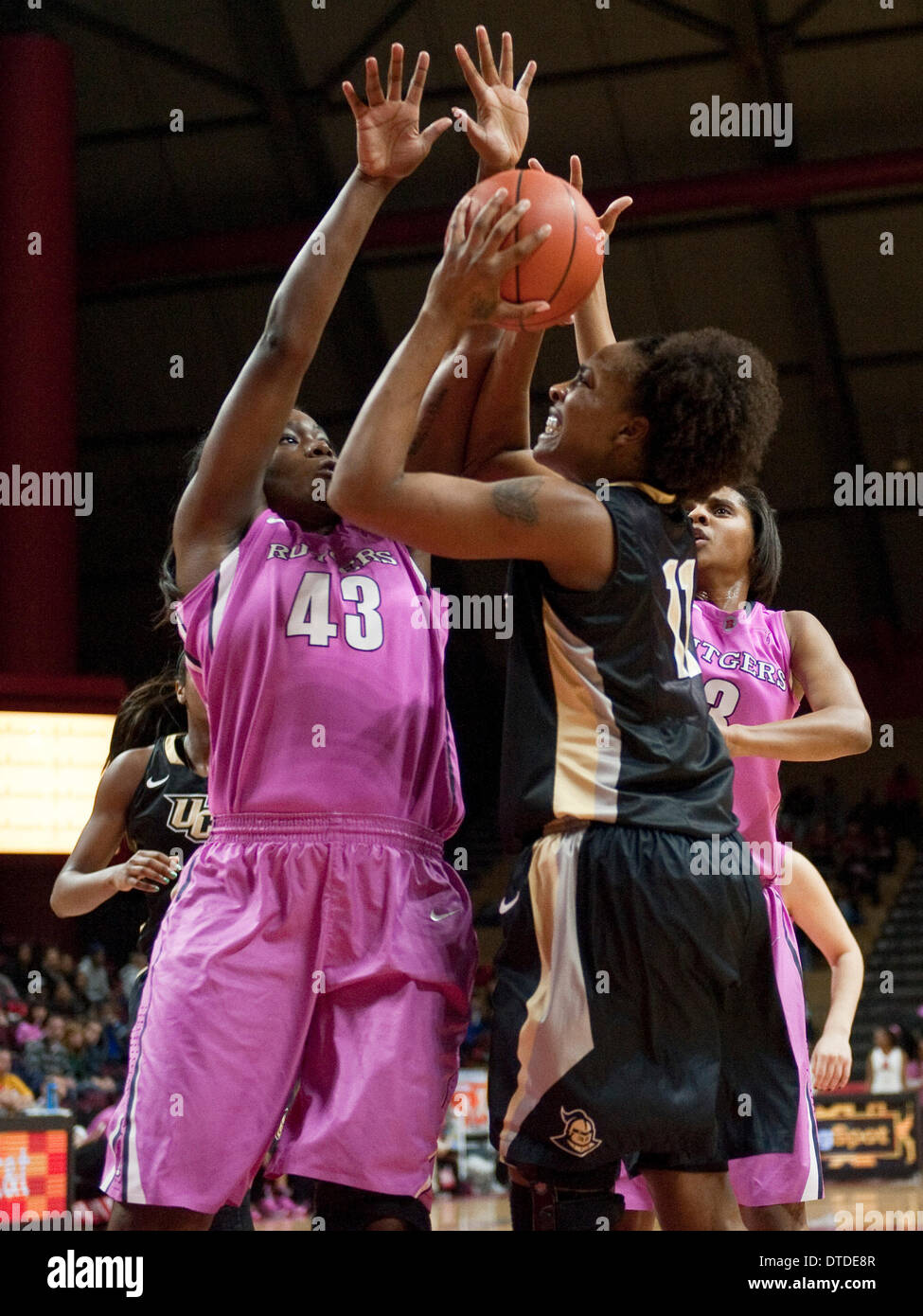 Piscataway, New Jersey, USA. 15th Feb, 2014. UCF's forward/center ...