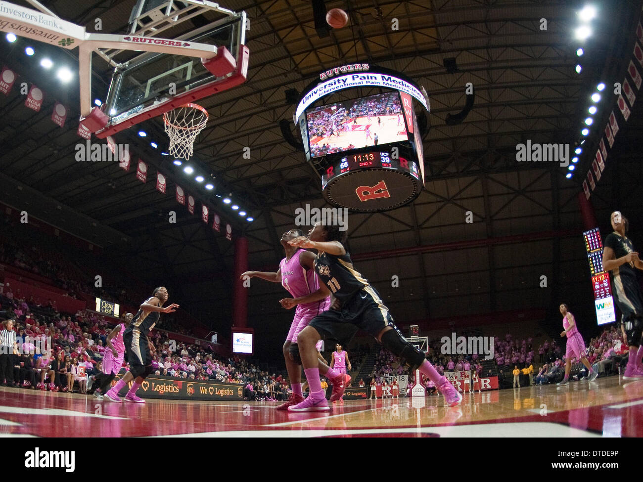 Piscataway, New Jersey, USA. 15th Feb, 2014. UCF's forward/center ...