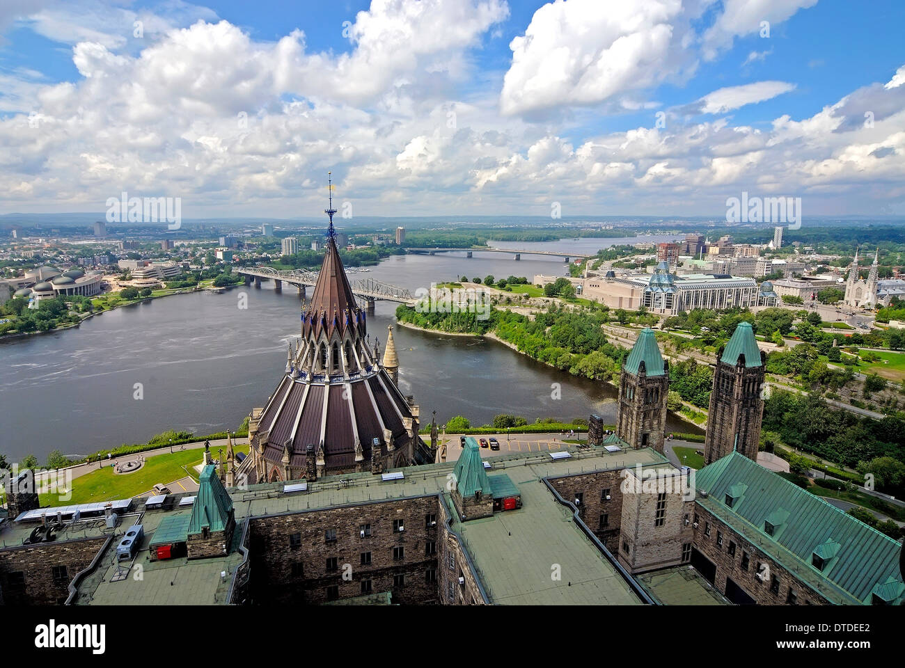 Aerial view of ottawa hi-res stock photography and images - Alamy