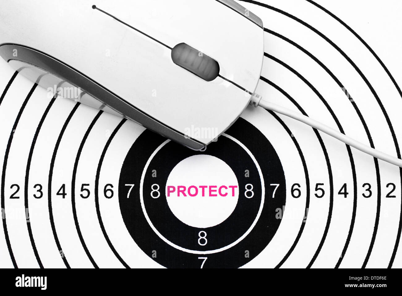 Safety concept target database hi-res stock photography and images - Alamy