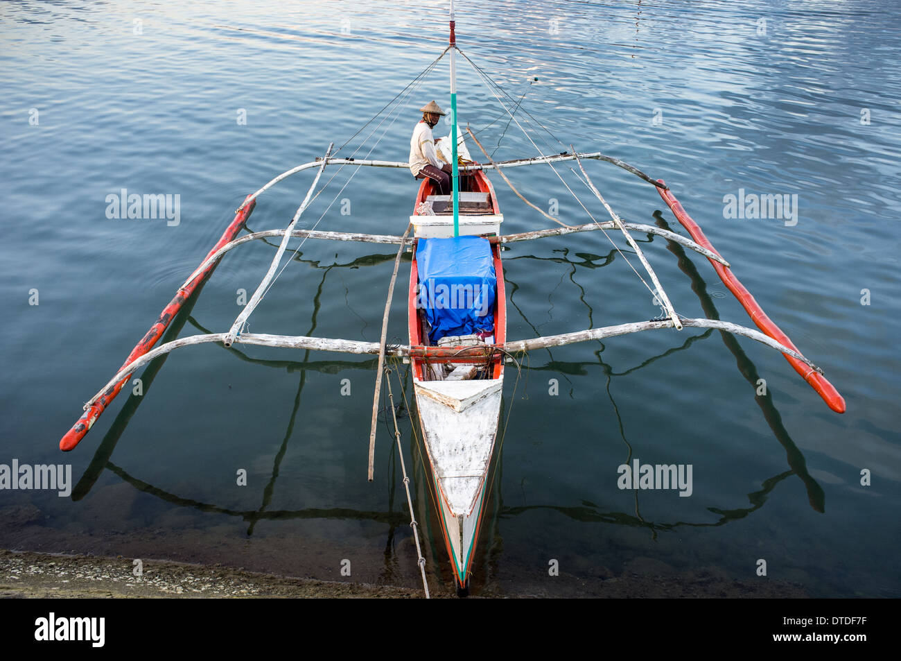 typical outrigger boat, Puerto Princesa, Philippines Stock Photo - Alamy