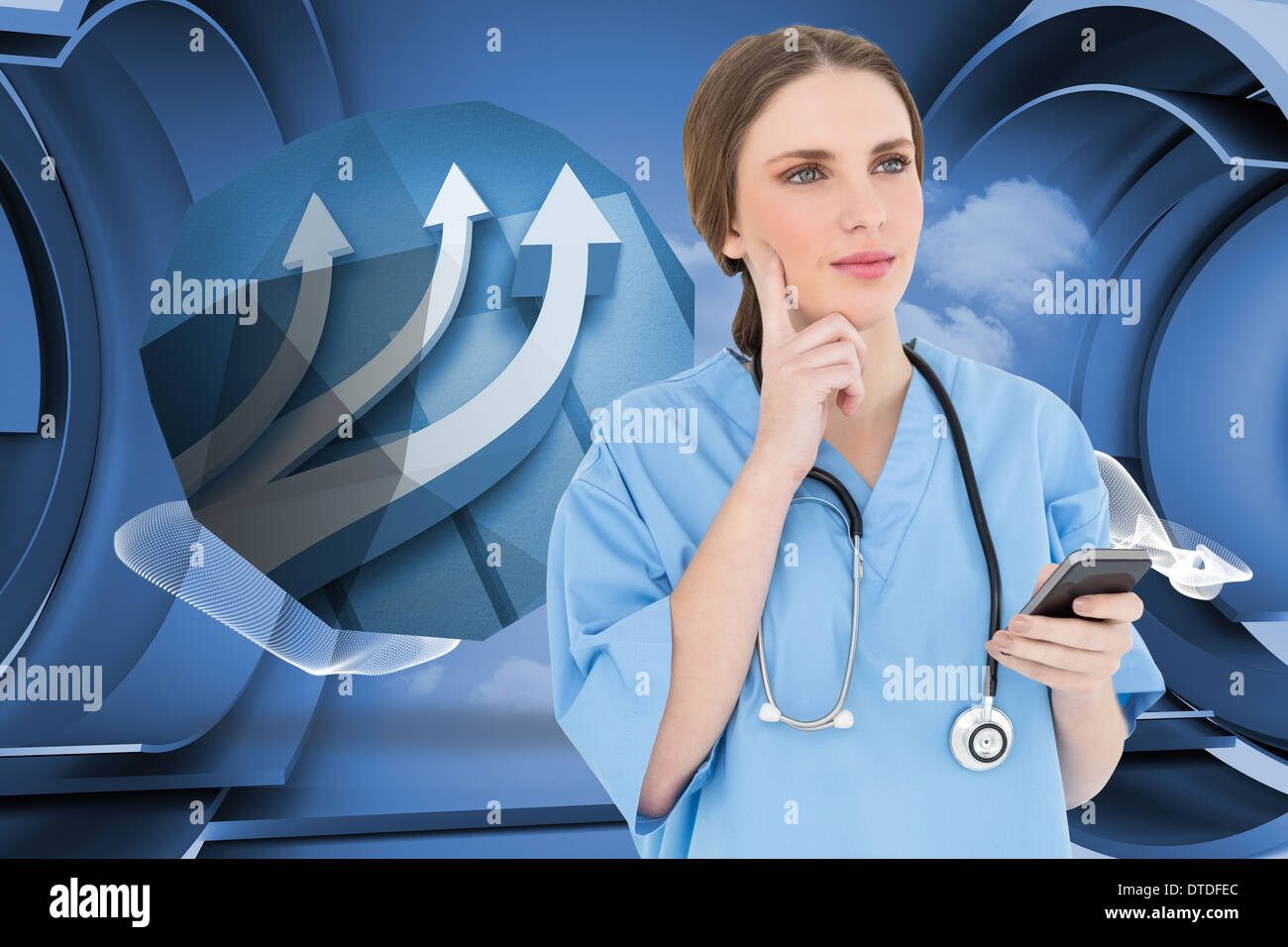 Doctor thinking hi-res stock photography and images - Alamy
