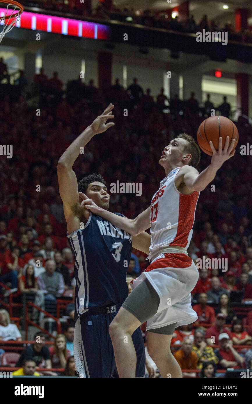 Albuquerque, New Mexico. 15th Feb, 2014. New Mexico Lobos guard Cullen ...