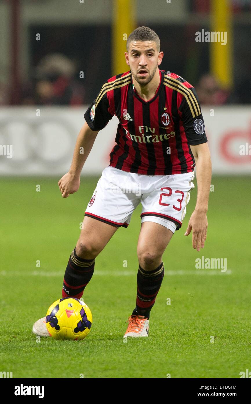 Milan, Italy. 14th Feb, 2014. Adel Taarabt (Milan) Football / Soccer ...