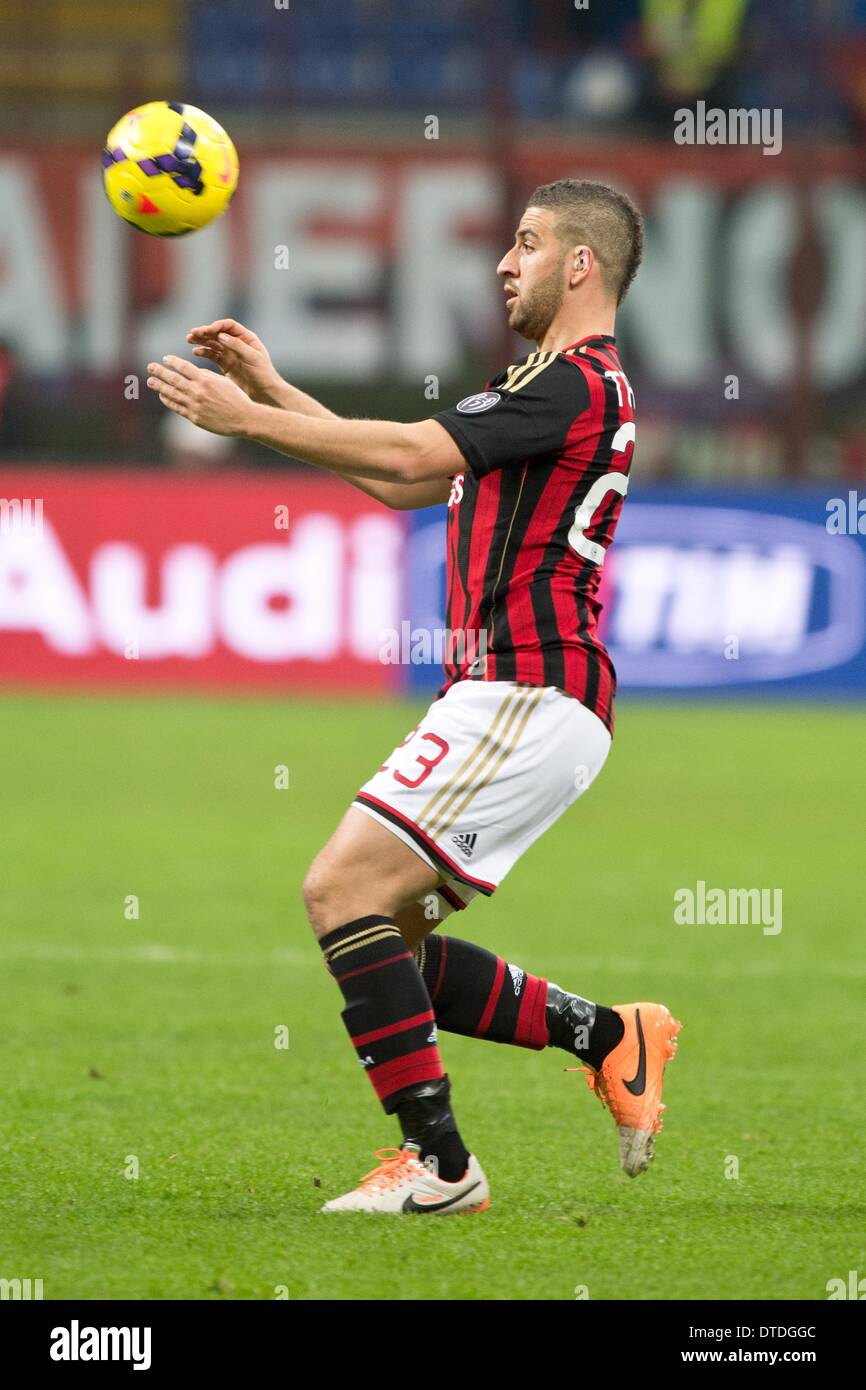 Milan, Italy. 14th Feb, 2014. Adel Taarabt (Milan) Football / Soccer ...