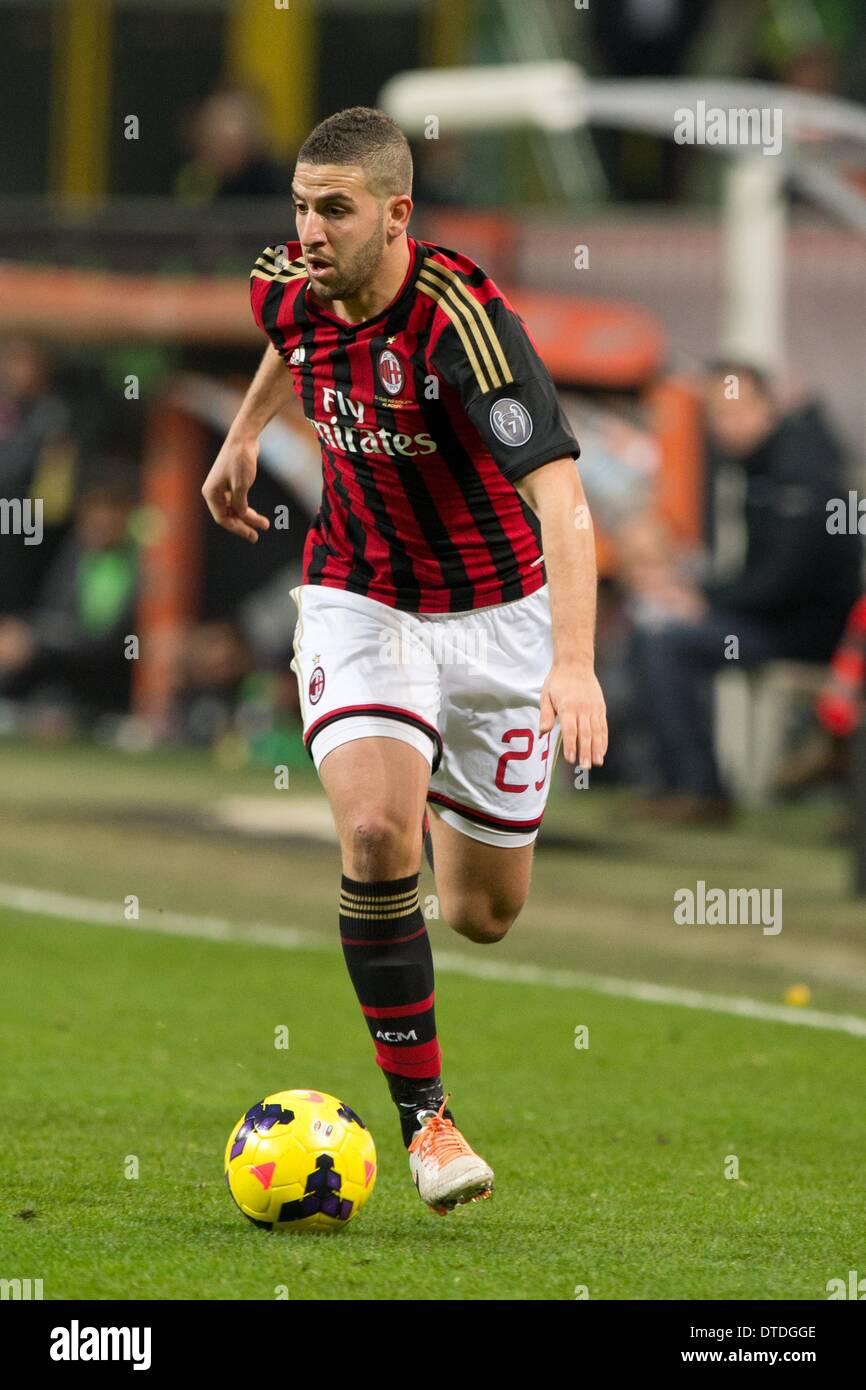 Milan, Italy. 14th Feb, 2014. Adel Taarabt (Milan) Football / Soccer ...
