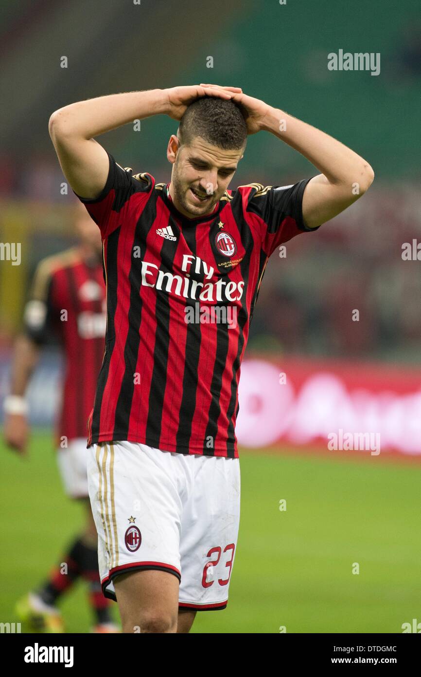 Milan, Italy. 14th Feb, 2014. Adel Taarabt (Milan) Football / Soccer ...