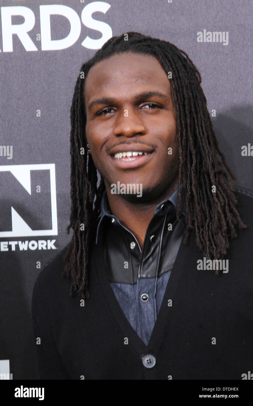 Los Angeles, California, USA. 15th Feb, 2014. Jamaal Charles attends ...