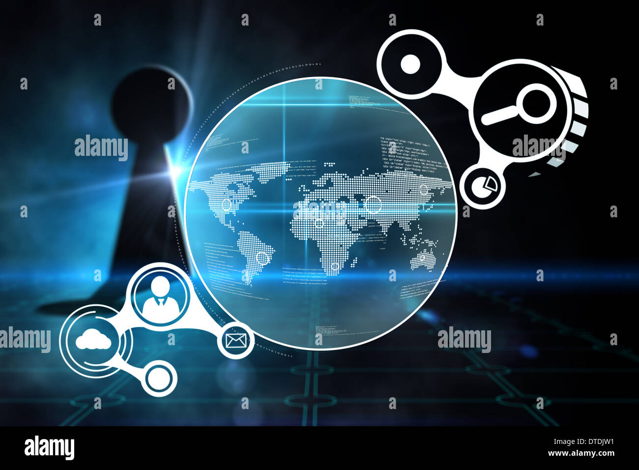Composite image of technology interface Stock Photo - Alamy