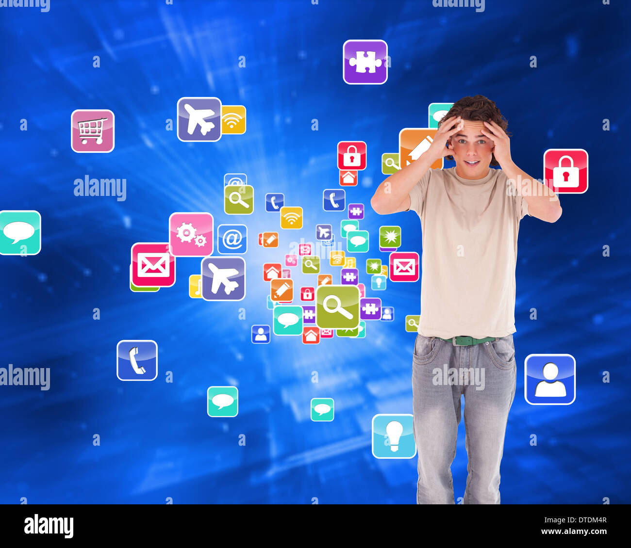 Embarressed man hi-res stock photography and images - Alamy